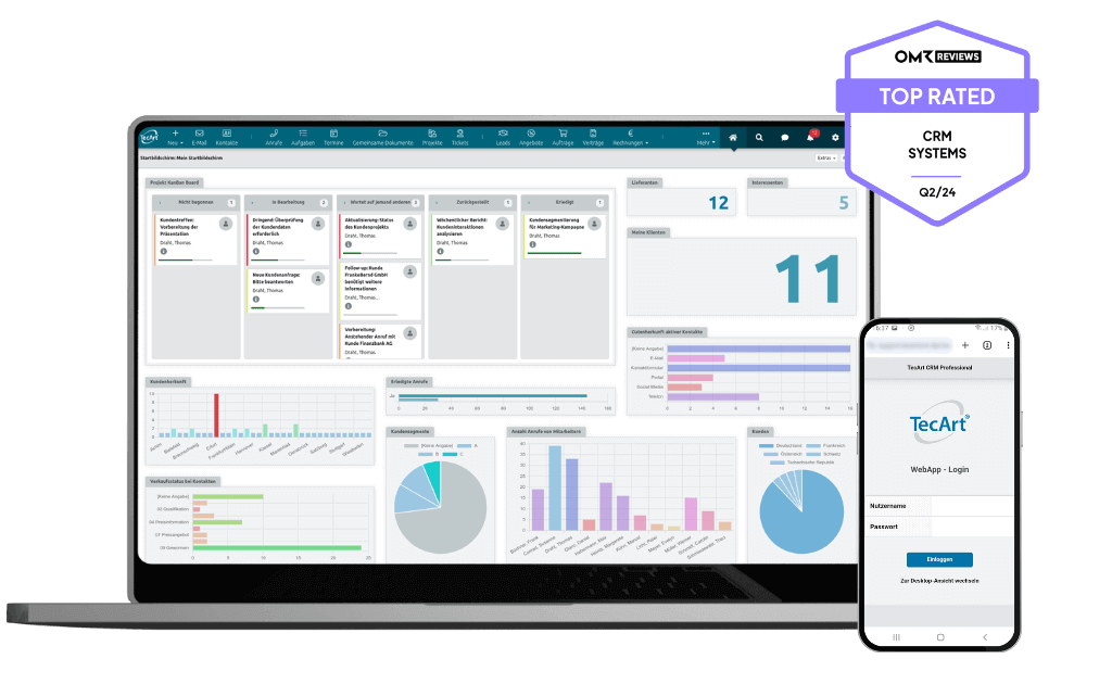 TecArt | Flexible CRM- und ERP-Software
